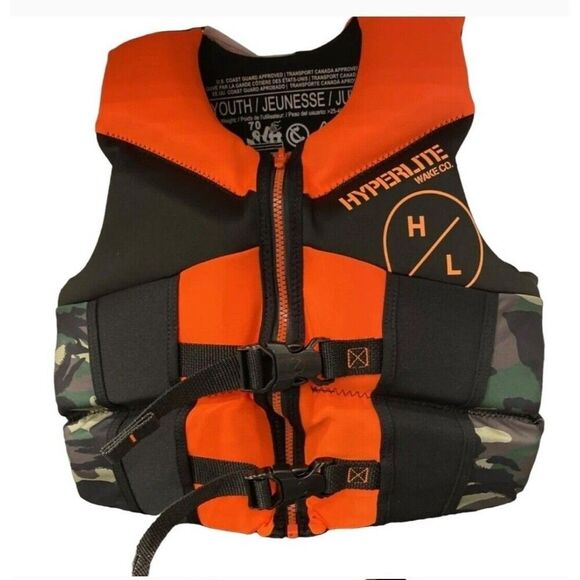 Swim | Hyperlite Wake Co Youth Boys Us Coast Guard Approved Life Jacket ...